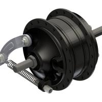 China 48V Locking Drum Brake Hub Electronic Control Locking Brake Lock For Bike for sale