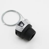 China Silver 3 Speed Twist Shifter 2100mm Cable 80mm Bicycle Twist Gear Shifter for sale