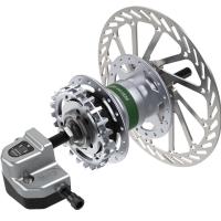 China Silver 3 Speed Internal Gear Hub IPX6 Weather Protection 190mm Internal Gear Hub for sale
