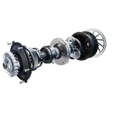 China Integrated Hub Motor Gearbox Smart E Bikes Hub Motor Regenerative Braking for sale
