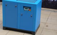 China Small Rotary Industrial Screw Compressor 100psi 116psi  Permanent Magnet Motor for sale
