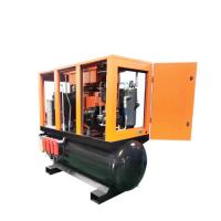 China Screw Laser Cutting Air Compressor Air Tank Mounted Variable Frequency 15Kw 20Hp for sale