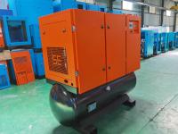 China 15KW Variable Speed Screw Type Air Compressor Tank Mounted Low Noise for sale