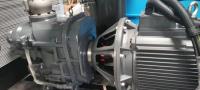 China Oil Lubricated Two Stage Screw Compressor Silent Energy Saving Variable Speed for sale