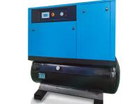 China 7bar  Air Rotary Screw Compressor Oil Type Laser Cutter Variable Speed for sale