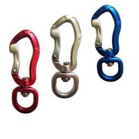 China Heavy Duty Swivel Carabiner Keychain Hanging Connect Hook for sale