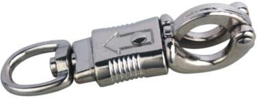 China Quick Release Round Eye Nickel Plated Panic Snap for Animals, Cross & Trailer Ties, Equestrian Trigger Snap Hook for sale