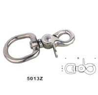 China Diecast Trigger snap hook Clip Zinc Alloy material Swivel Type Nickel Plated hook For Webbing for sale
