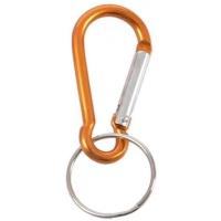 China Multicolored Pear Shaped Aluminum Carabiner Camping Keychain Backpack Snap Hook for sale
