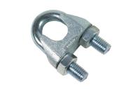 China DR-Z0010 DIN741 Wire Rope Cable Clip Clamp Galvanized Stainless Rope Clamp for sale