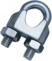 China DR-Z0010 DIN741 Wire Rope Cable Clip Clamp Galvanized Stainless Rope Clamp for sale