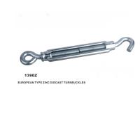 China DIN 1480 Zinc Alloy Diecast Hook Eye Turnbuckle Zinc Plated Turnbuckle Hardware for sale