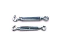 China DIN 1480 Zinc Alloy Diecast Hook Eye Turnbuckle Zinc Plated Turnbuckle Hardware for sale