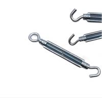 China DIN 1480 Zinc Alloy Diecast Hook Eye Turnbuckle Zinc Plated Turnbuckle Hardware for sale