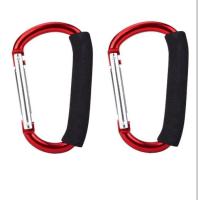 China Aluminum Large D Ring Snap Hook With Sponge Big Carabiner Hook for sale