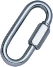 China Quick Link Steel Snap Hook With Screw Oval Shape Quick Release Clips for sale