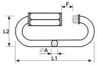 China Quick Link Steel Snap Hook With Screw Oval Shape Quick Release Clips for sale