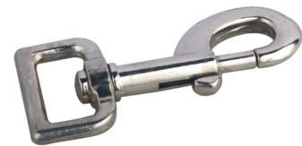 China Square eye bolt snap hook /Belt hook Zinc Alloy Snap Hook Swivel Eye Snap Hook for sale