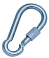 China DIN 5299 Form D Steel Snap Hook With Screw Snap Hook iGalvanized Steel Carabiner Spring Snap Clip Link Hooks for sale