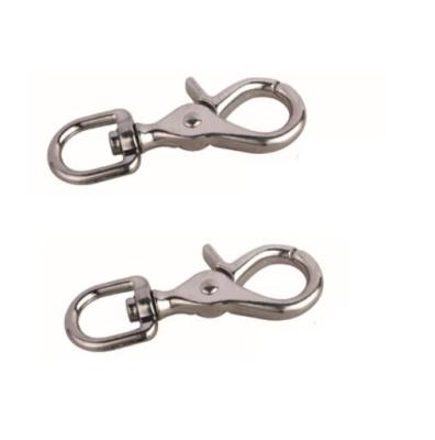China DP-5013HZ Square Eye Trigger Snap Hook Spring Snap Hook Zinc Alloy Swivel Eye for sale