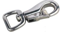 China Swivel Eye Bull Snap Hook Zinc Alloy snap hook Round Eye Bolt  Snap Hook Tie snap hook for sale
