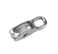 China Zinc alloy Die Cast Pulley Fixed Eye Single Pulley With Nylon Wheel for DIY for sale