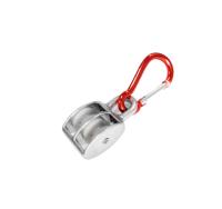 China Zinc alloy Die Cast Pulley Fixed Eye Single Pulley With Nylon Wheel for DIY for sale