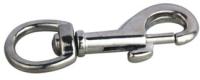 China Bolt Snap hook Swivel Round Eye Snap Hook Zinc Alloy Snap Clips Spring Snap Panic Snap Hook for sale