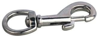 China Bolt Snap hook Swivel Round Eye Snap Hook Zinc Alloy Snap Clips Spring Snap Panic Snap Hook for sale