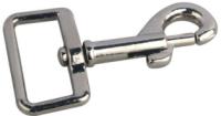 China Bolt Snap Hook in Square swivel eye bolt snap hook /Belt hook Big Eye Snap Hook Quick Release Snap Clips for sale