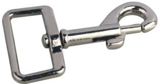 China Bolt Snap Hook in Square swivel eye bolt snap hook /Belt hook Big Eye Snap Hook Quick Release Snap Clips for sale