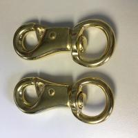 China Swivel Eye Brass Snap Hook Round Eye Bolt Snap Hook Tie Snap Hook for sale