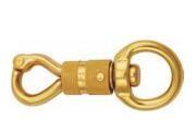 China Swivel Eye Brass Snap Hook Round Eye Bolt Snap Hook Tie Snap Hook for sale