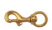 China Swivel Eye Brass Snap Hook Round Eye Bolt Snap Hook Tie Snap Hook for sale