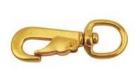 China Swivel Eye Brass Snap Hook Round Eye Bolt Snap Hook Tie Snap Hook for sale