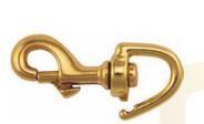 China Swivel Eye Brass Snap Hook Round Eye Bolt Snap Hook Tie Snap Hook for sale