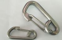 China Fixed Eye Snap Hook Quick Release Spring Snap Hook Carabiner for sale