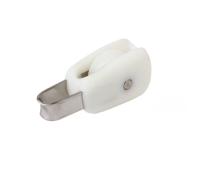 China Nylon pulley Zinc Plated Fixed Style Nylon Wheel Pulley For Farming And Poultry Rearing Breeding for sale