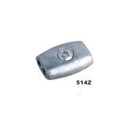China Oval rope clip Zinc alloy Diecast  Wire Rope Clamp Oval Egg Shaped Zinc Galvanized for sale