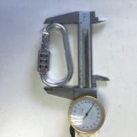 China Aluminum Alloy Utility Traveling Bag Luggage Security Carabiner Lock Key Chains for sale