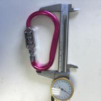 China Aluminum Alloy Utility Traveling Bag Luggage Security Carabiner Lock Key Chains for sale