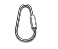 China Stainless Steel 304 Metal Spring Hooks Polished Steel Zinc Plated Pear Shaped nickel plate pear shape link for sale