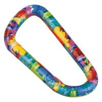 China Camouflage Aluminum Carabiner Hook Colorful Aluminum Snap Hook Quick Release for sale