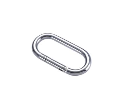 China Stainless Steel 304 Polishing Steel Snap Hook Zinc Plated Straight Snap Hook Carabiner for sale