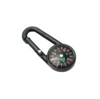 China Aluminum Compass Style Snap Hook Carabiner For Backpack Keychain Outdoor for sale