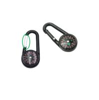 China Aluminum Compass Style Snap Hook Carabiner For Backpack Keychain Outdoor for sale