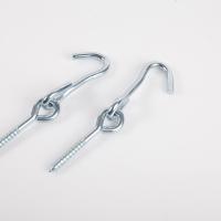 China Bolt Steel Wall Hook With Eye Steel Hook Hanger Swing Hanger Hardware Accessories for sale