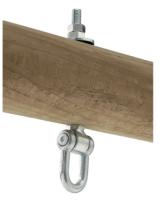 China DO-Z3010 Carbon steel C45 Q235 Ceiling Hook Walll Hook Swing Hanger Hook Zinc Plated for sale