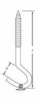 China DO-Z3010 Carbon steel C45 Q235 Ceiling Hook Walll Hook Swing Hanger Hook Zinc Plated for sale