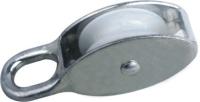 China DR-504Z Nylon Wheel Double Eye Pulley 25mm Fixed Pulley Block Small Rope Pulley for sale